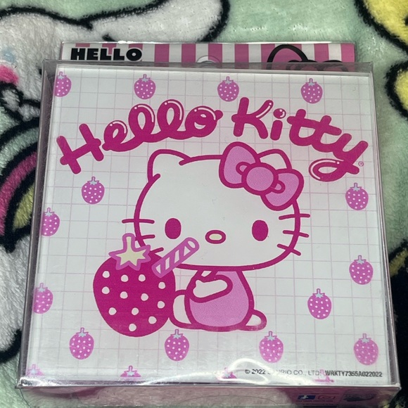 Hello Kitty | Dining | Hello Kitty Pink And White Table Coasters Set Of ...